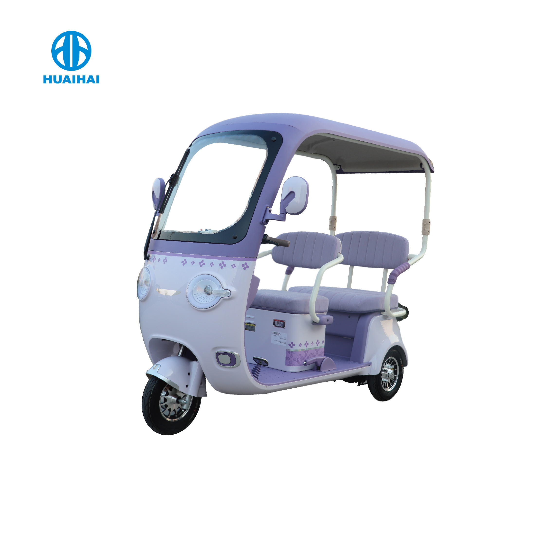 China 2025 EEC DOT Certified Steel Electric Passenger Tricycle for ...